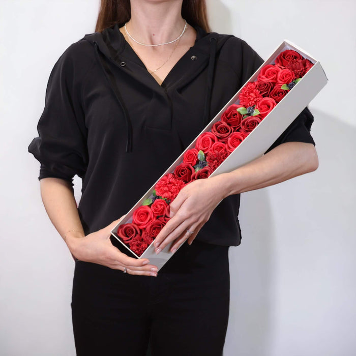 Classic Red Roses Extra Long Box — The Present Picker