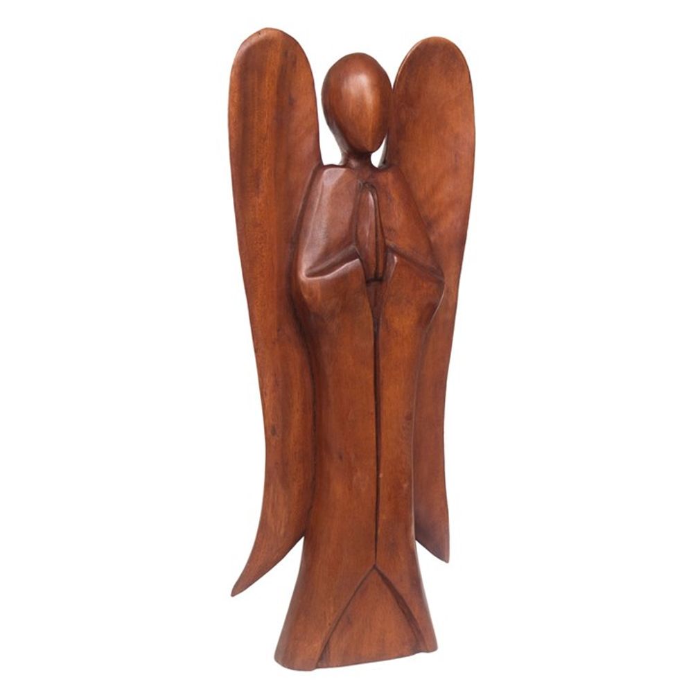 Natural Acacia Wood Angel — The Present Picker