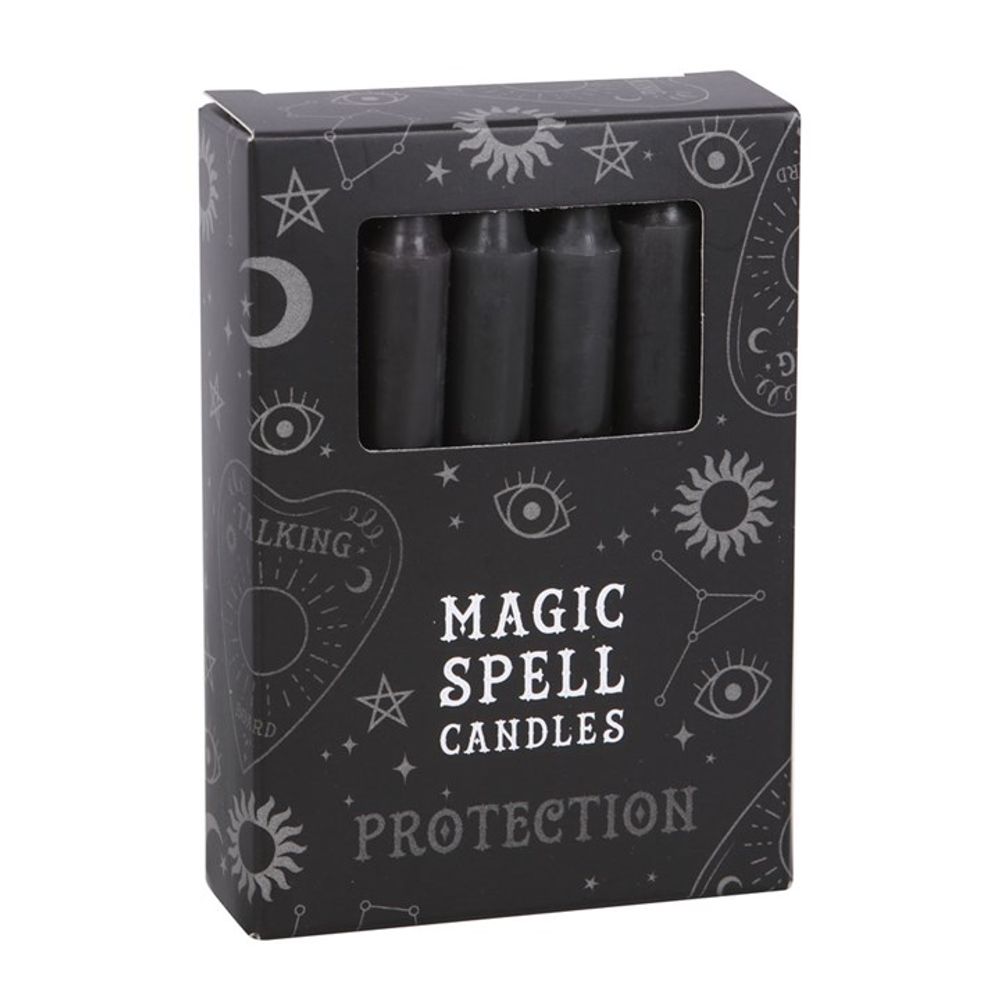 Black 'Protection' Spell Candles - Pack of 12 — The Present Picker